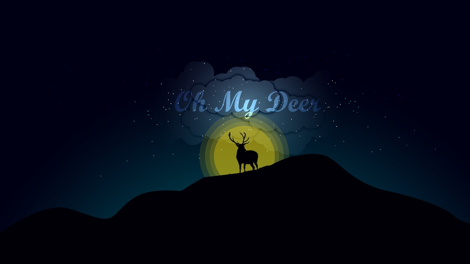 鹿壁纸 - 鹿电脑壁纸 - 鹿电脑静态壁纸 - 元气壁纸