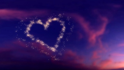 唯美爱心烟花(其他动态壁纸) - 动态壁纸下载 - 元气壁纸
