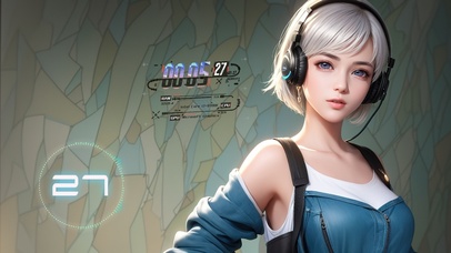 AI-014-4K二次元美女(美女动态壁纸) - 动态壁纸下载 - 元气壁纸