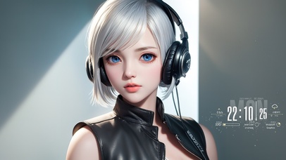 AI-024-4K二次元美女(美女动态壁纸) - 动态壁纸下载 - 元气壁纸