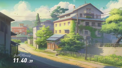 蓝天白云树木(风景动态壁纸) - 动态壁纸下载 - 元气壁纸