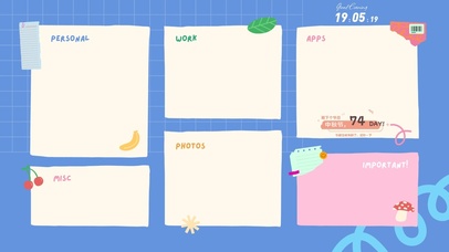 4k高清简约分区壁纸(小清新动态壁纸) - 动态壁纸下载 - 元气壁纸