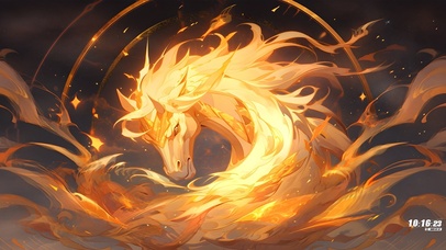 神兽火烈马(动漫动态壁纸) - 动态壁纸下载 - 元气壁纸