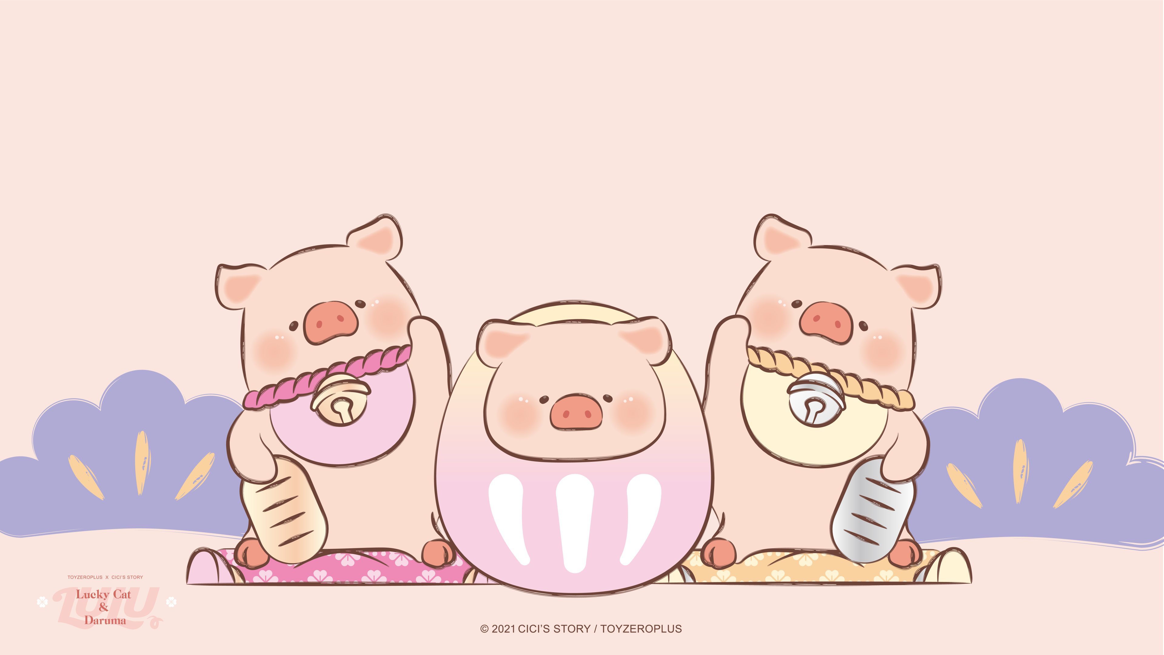 lulu猪(动漫静态壁纸) - 静态壁纸下载 - 元气壁纸