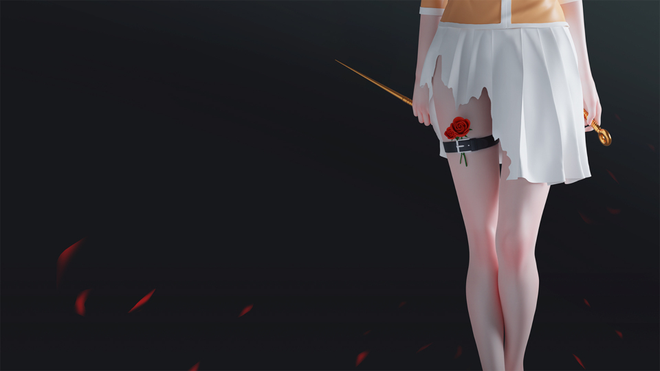 短裙少女壁纸 短裙少女电脑壁纸 短裙少女电脑静态壁纸 元气壁纸