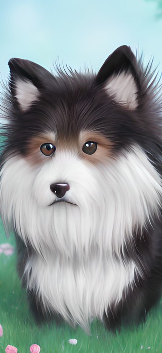 可爱的狗狗(动物手机动态壁纸) - 动物手机壁纸下载 - 元气壁纸