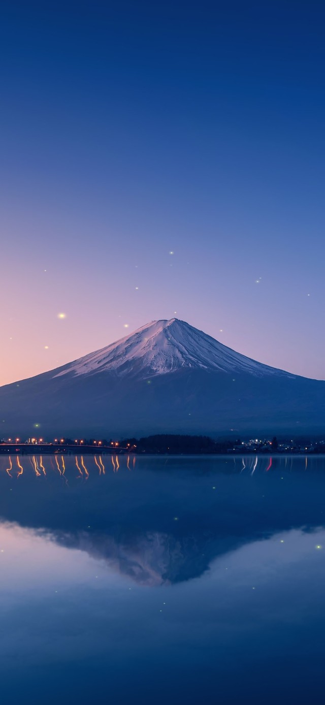 4K 清晨的富士山(风景手机动态壁纸) - 风景手机壁纸下载 - 元气壁纸