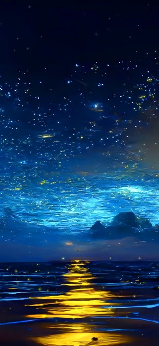 星月夜壁纸 星月夜手机壁纸 星月夜手机动态壁纸 元气壁纸