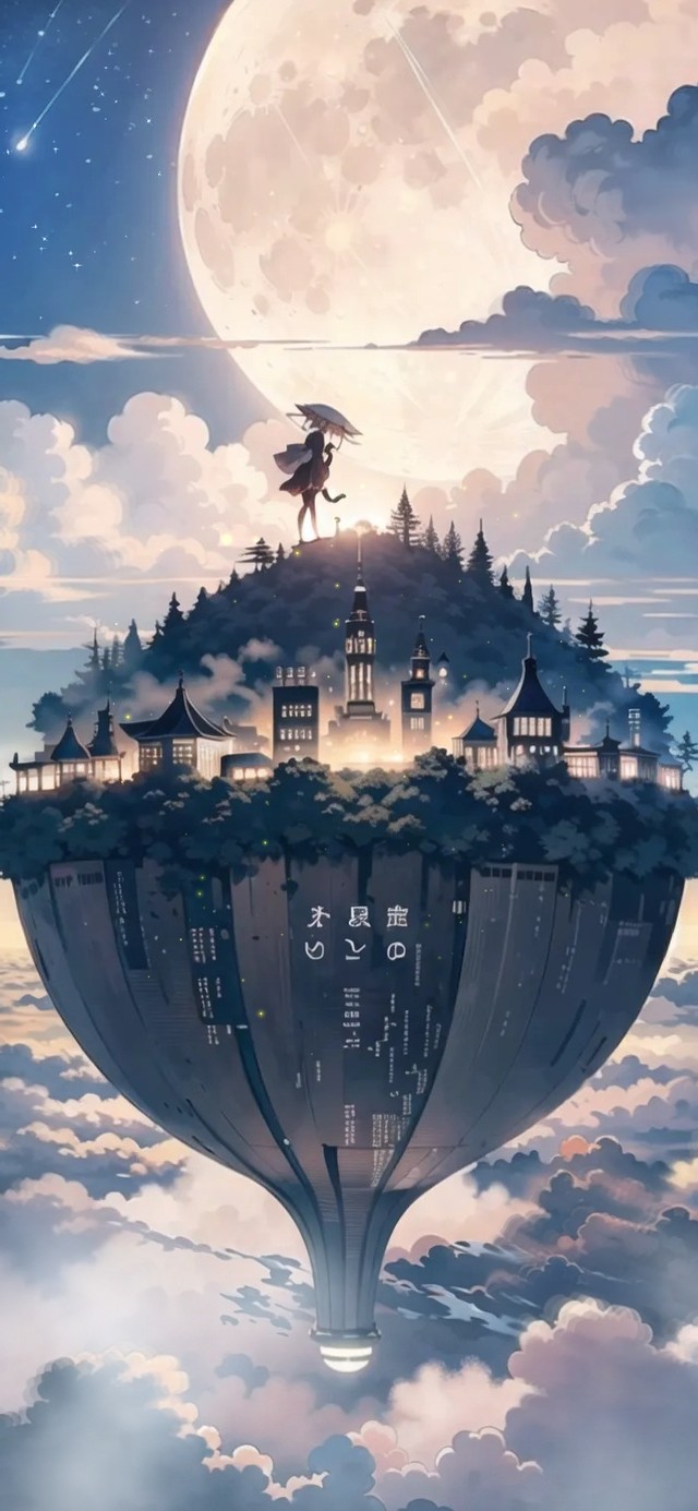 4K 天空之城(风景手机动态壁纸) - 风景手机壁纸下载 - 元气壁纸