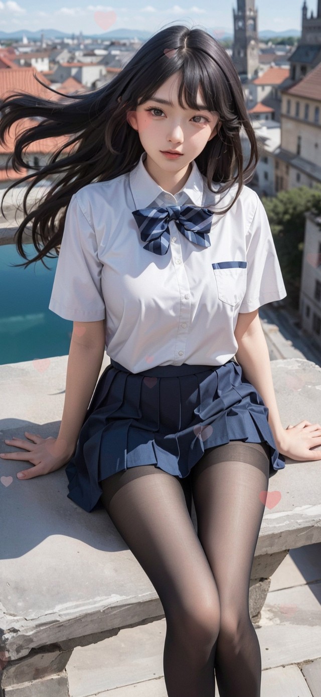 长腿黑丝jk美少女(美女手机动态壁纸) - 美女手机壁纸下载 - 元气壁纸