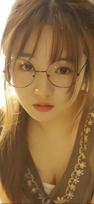 清纯眼镜美女 美女手机动态壁纸 美女手机壁纸下载 元气壁纸