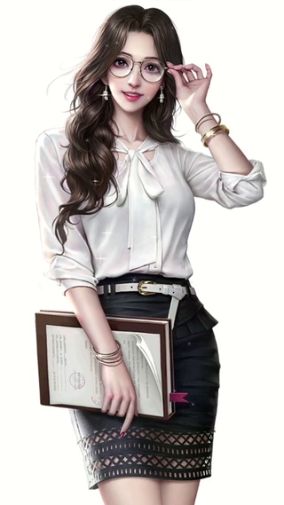 女秘书壁纸 女秘书手机壁纸 女秘书手机动态壁纸 元气壁纸