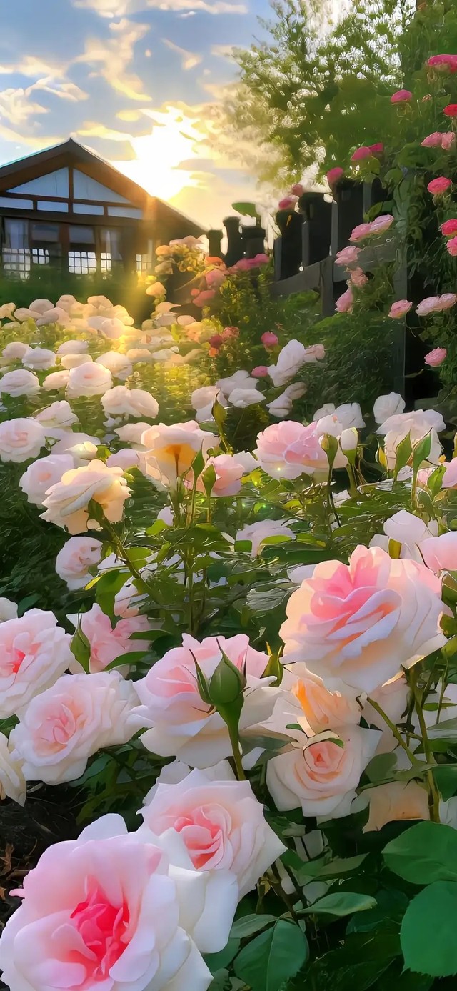 唯美玫瑰花园(风景手机动态壁纸) - 风景手机壁纸下载 - 元气壁纸