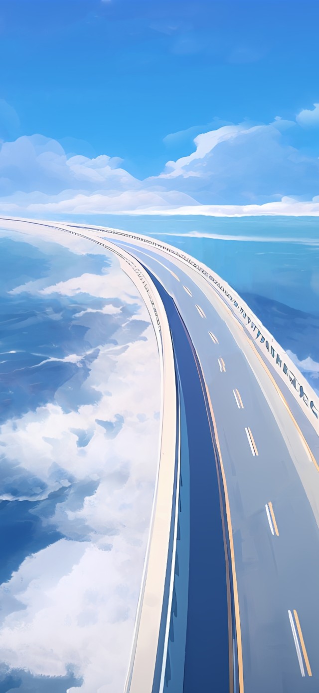 海上 公路(风景手机动态壁纸) - 风景手机壁纸下载 - 元气壁纸