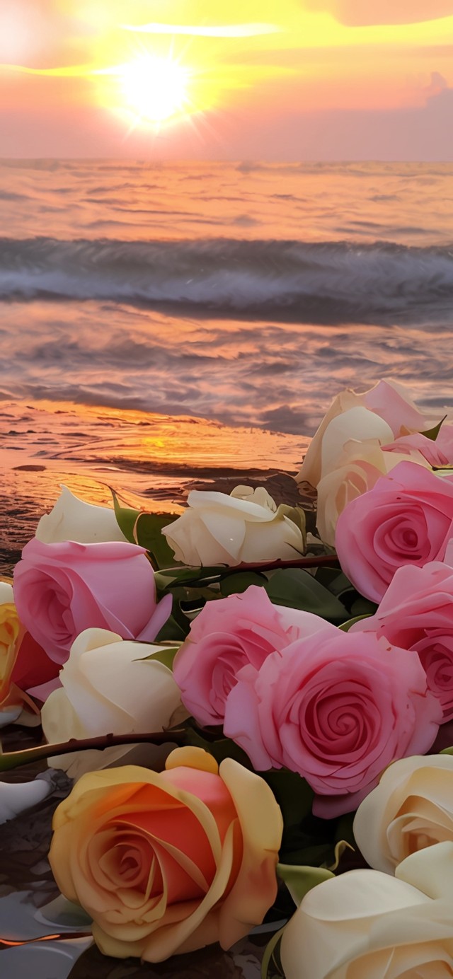 大海玫瑰(风景手机动态壁纸) - 风景手机壁纸下载 - 元气壁纸
