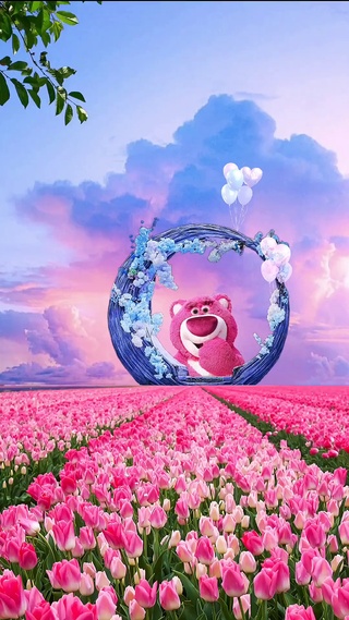 草莓熊(动漫手机动态壁纸) - 动漫手机壁纸下载 - 元气壁纸