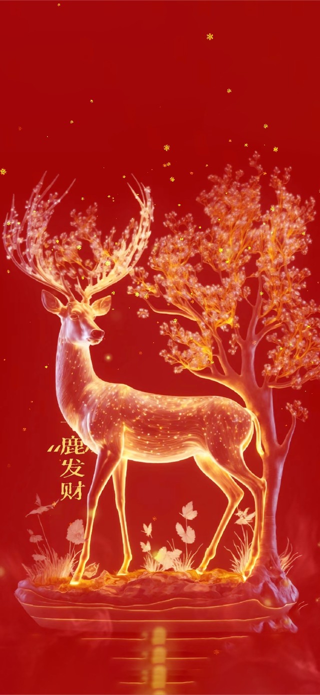 一鹿发财 4K(风景手机动态壁纸) - 风景手机壁纸下载 - 元气壁纸