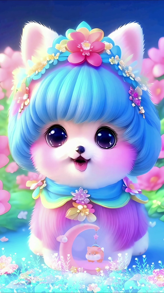 4K彩虹小可爱(动物手机动态壁纸) - 动物手机壁纸下载 - 元气壁纸