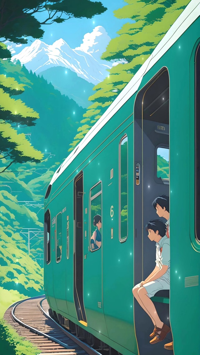 宫崎骏插画里 风景手机动态壁纸 风景手机壁纸下载 元气壁纸
