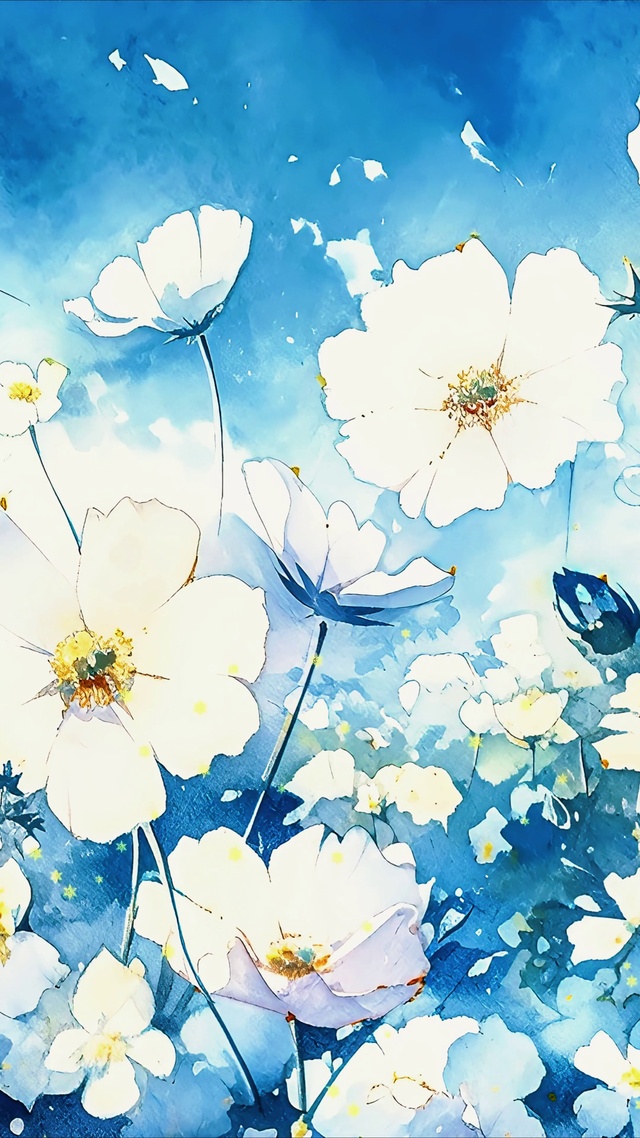 素雅小花壁纸(小清新手机动态壁纸) - 小清新手机壁纸下载 - 元气壁纸