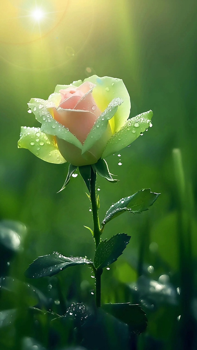 双色玫瑰(风景手机动态壁纸) - 风景手机壁纸下载 - 元气壁纸