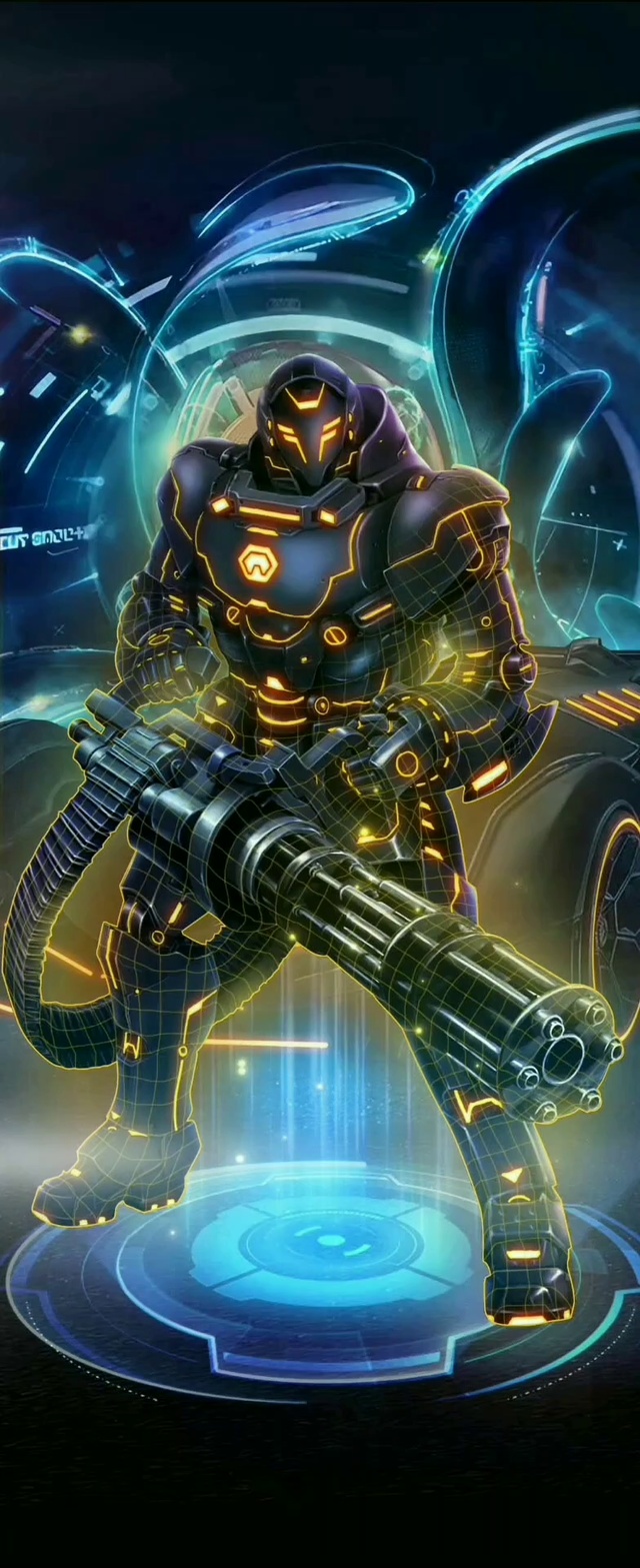 炫酷朋克铁甲钢拳(科幻手机动态壁纸) - 科幻手机壁纸下载 - 元气壁纸