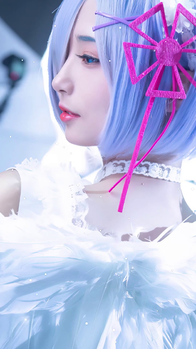 4K唯美蕾姆cos(美女手机动态壁纸) - 美女手机壁纸下载 - 元气壁纸