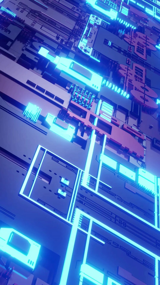 芯片科技微距(科幻手机动态壁纸) - 科幻手机壁纸下载 - 元气壁纸