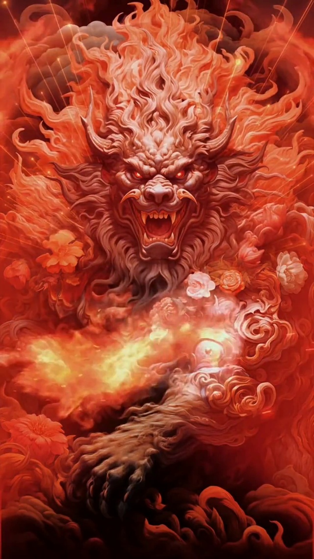 遇火麒麟 诛邪退散(风景手机动态壁纸) - 风景手机壁纸下载 - 元气壁纸