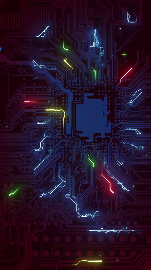 高科技芯片(科幻手机动态壁纸) - 科幻手机壁纸下载 - 元气壁纸
