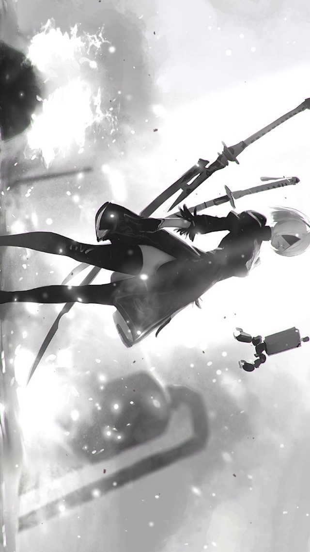 2B姐姐(动漫手机动态壁纸) - 动漫手机壁纸下载 - 元气壁纸