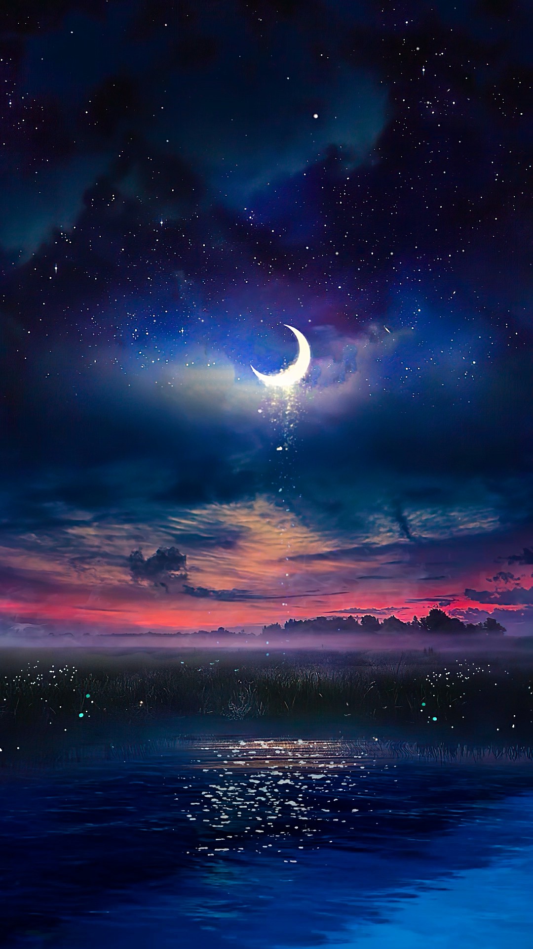 月夜风景手机动态壁纸 风景手机壁纸下载 元气壁纸