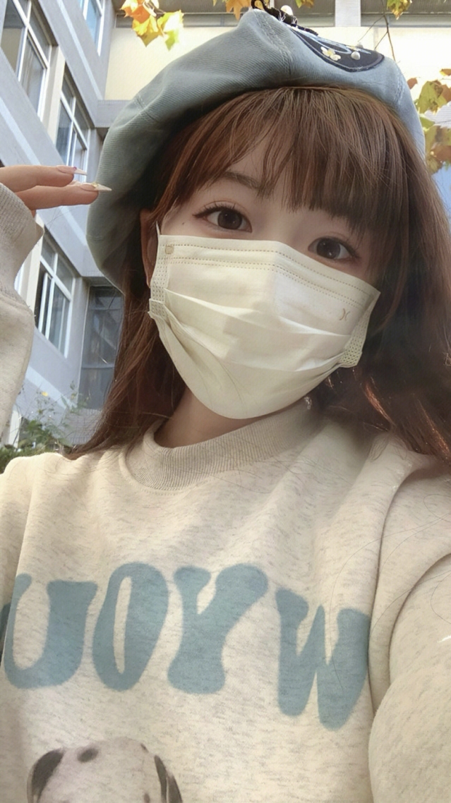 口罩美女美女手机静态壁纸 美女手机壁纸下载 元气壁纸