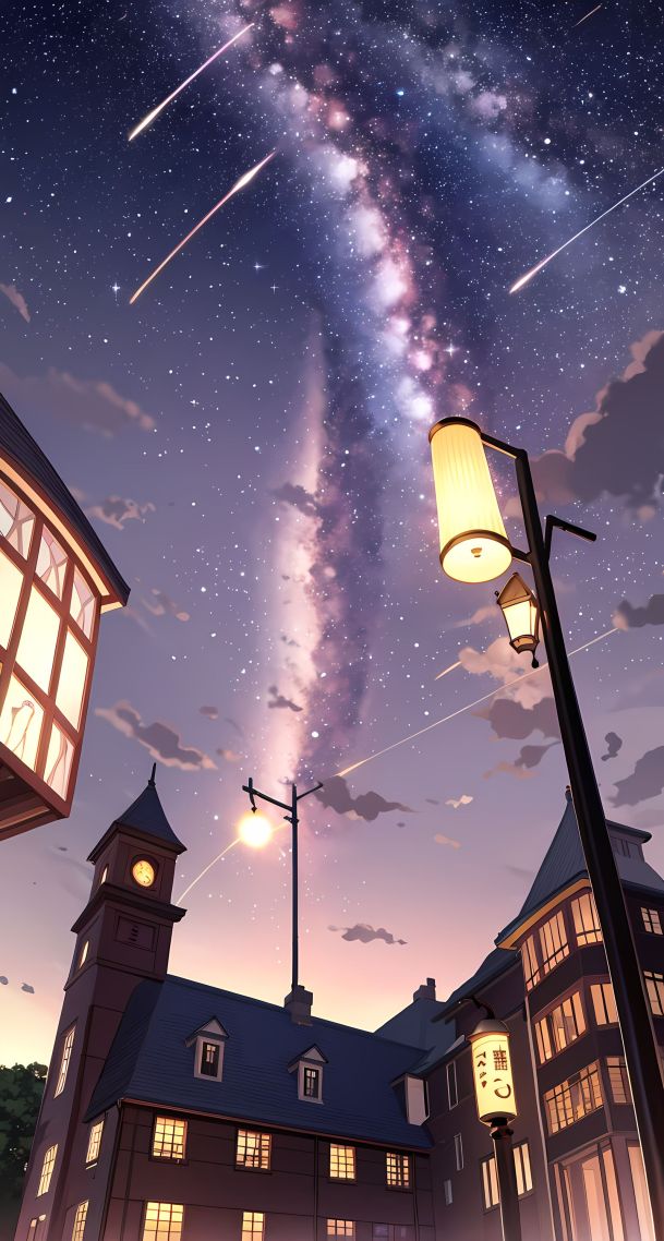 4K日漫星空2(动漫手机静态壁纸) - 动漫手机壁纸下载 - 元气壁纸