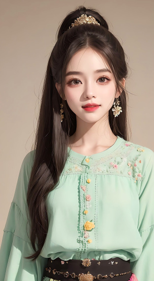 蝴蝶少女美女手机静态壁纸 美女手机壁纸下载 元气壁纸