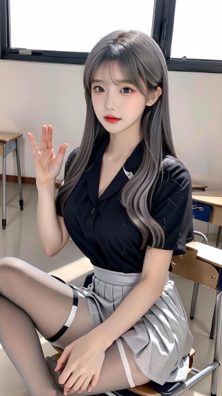 纯欲长发青春女孩清纯学生性感气质美女手机静态壁纸 美女手机壁纸下载 元气壁纸
