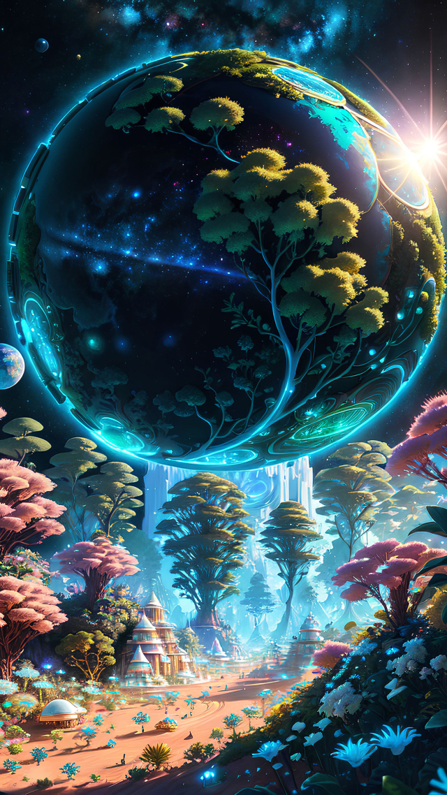 2k高清ai 奇幻世界科幻手机静态壁纸 科幻手机壁纸下载 元气壁纸