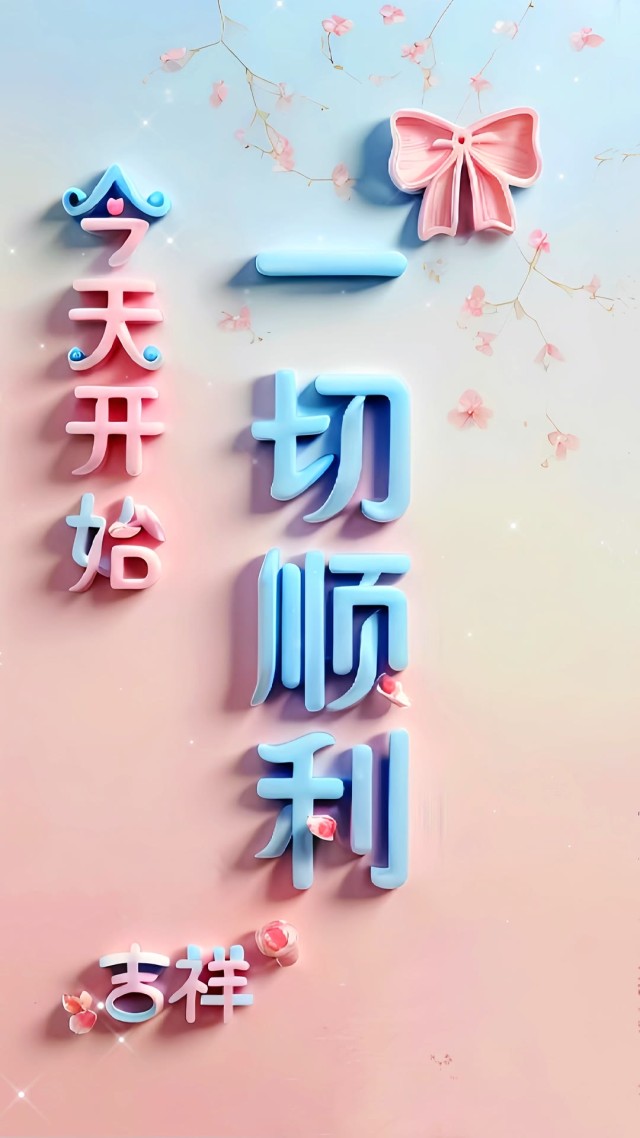 一切顺利其他手机静态壁纸 其他手机壁纸下载 元气壁纸