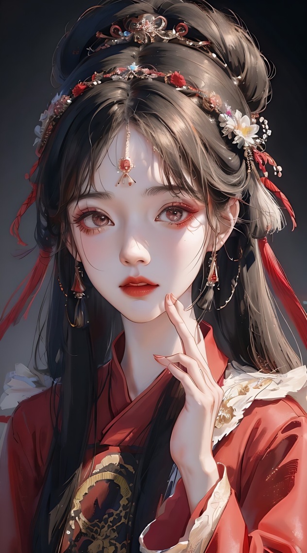 红衣女孩 动漫手机静态壁纸 动漫手机壁纸下载 元气壁纸