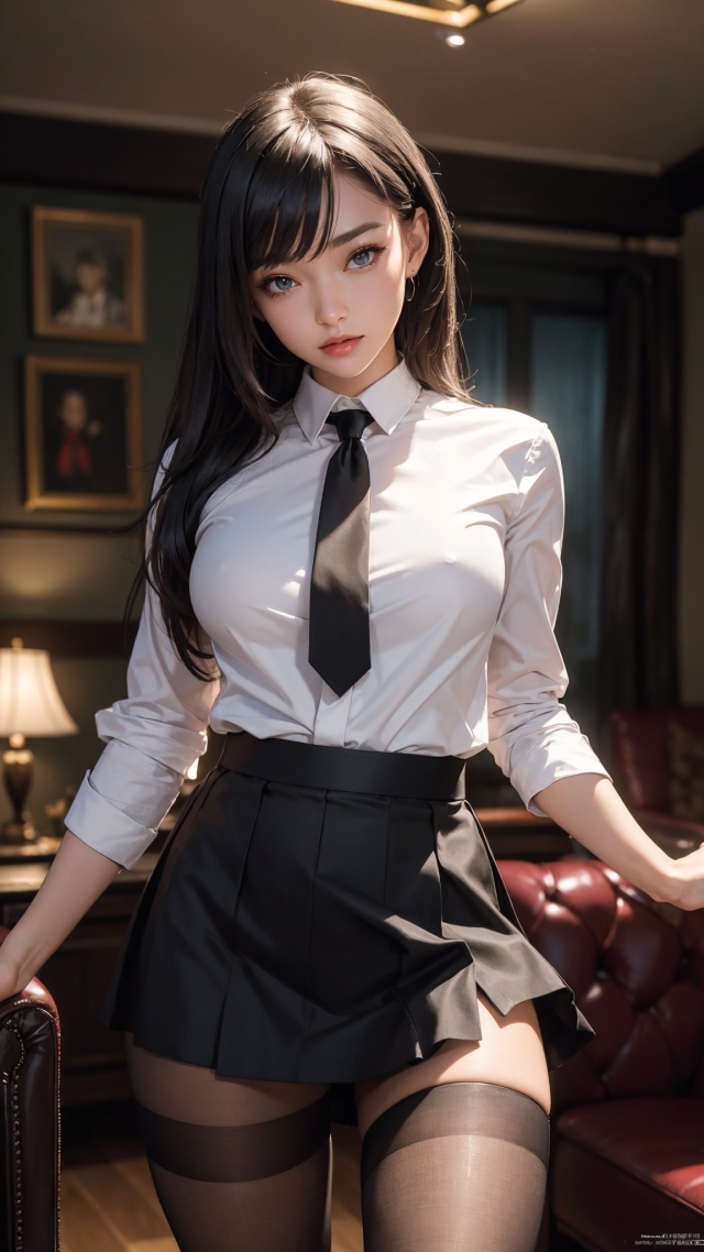制服黑丝少女0726(美女手机静态壁纸) - 美女手机壁纸下载 - 元气壁纸