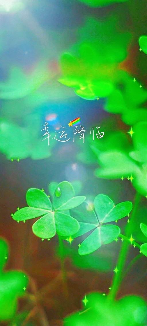 幸运降临其他手机静态壁纸 其他手机壁纸下载 元气壁纸