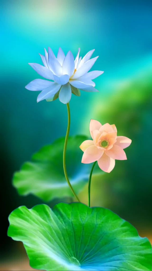 菡萏(二四)小清新手机静态壁纸 小清新手机壁纸下载 元气壁纸