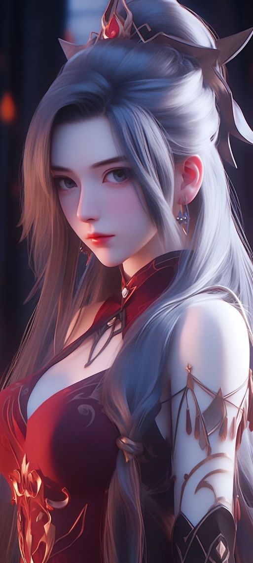 Ai美女2动漫手机静态壁纸 动漫手机壁纸下载 元气壁纸