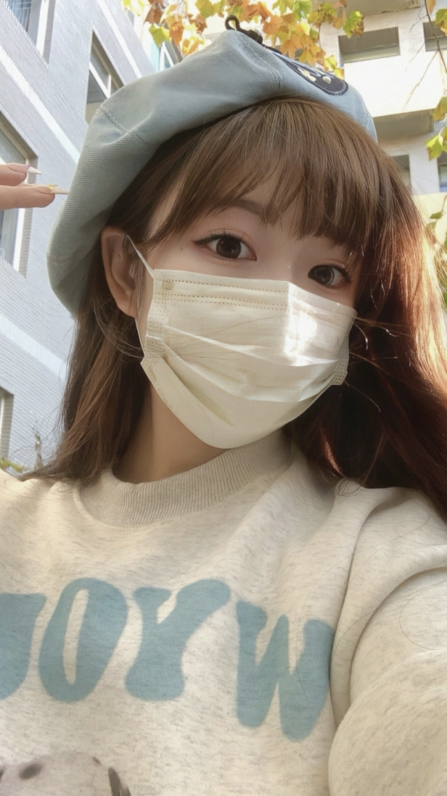 口罩美女美女手机静态壁纸 美女手机壁纸下载 元气壁纸