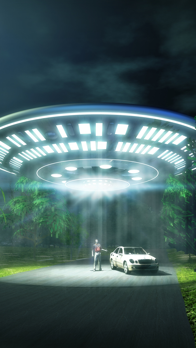【宇宙飞船与外星人 科幻神秘】科幻手机静态壁纸 科幻手机壁纸下载 元气壁纸