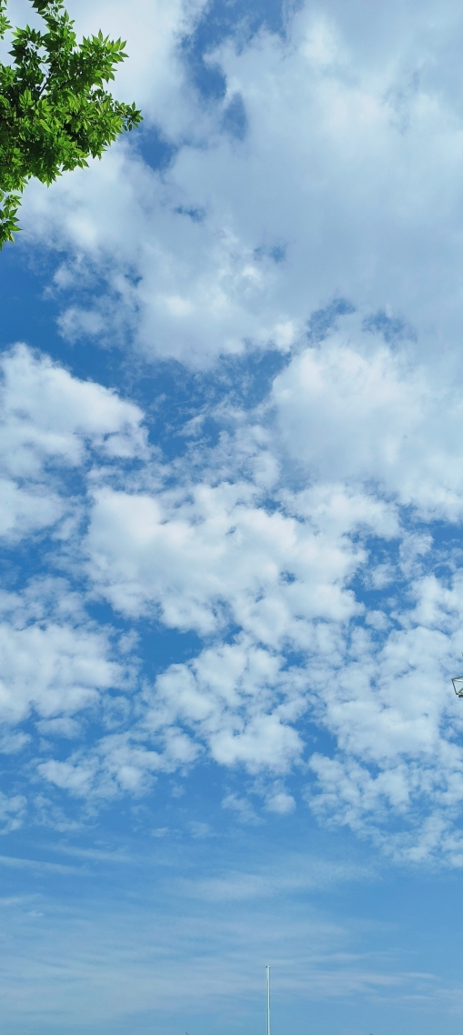 蓝天白云(风景手机静态壁纸) - 风景手机壁纸下载 - 元气壁纸