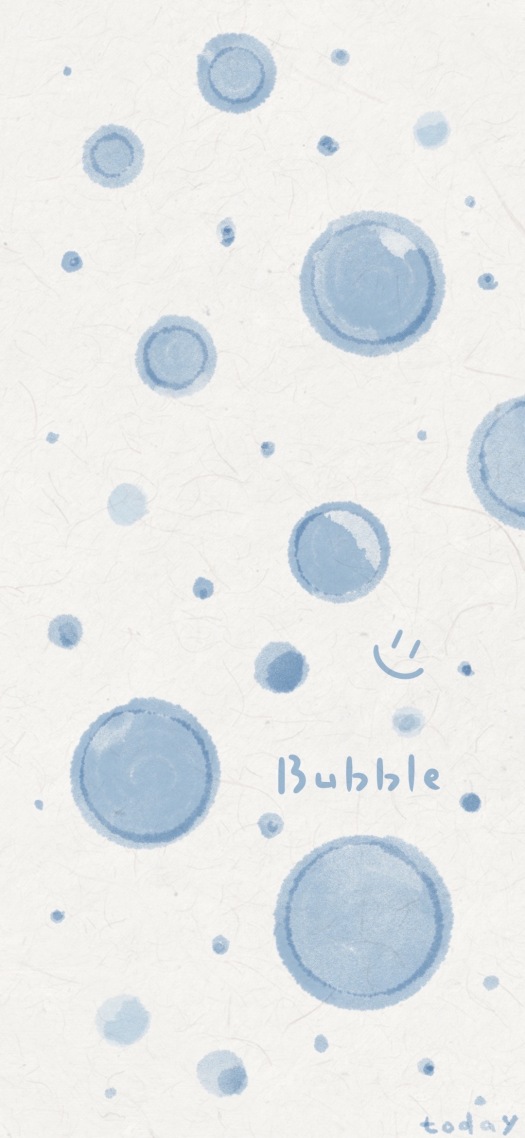 Bubble!小清新手机静态壁纸 小清新手机壁纸下载 元气壁纸