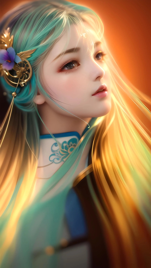国漫崛起画作美女手机静态壁纸 美女手机壁纸下载 元气壁纸