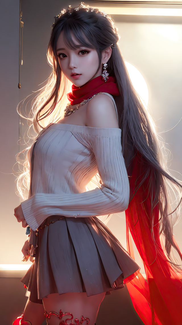 长发jk少女动漫手机静态壁纸 动漫手机壁纸下载 元气壁纸