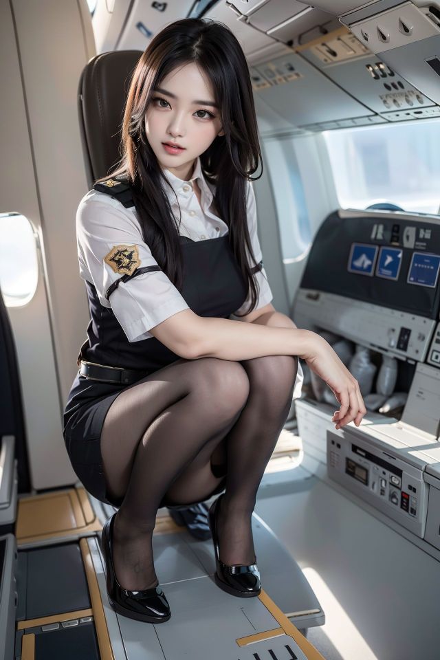 长腿黑丝空姐美女手机静态壁纸 美女手机壁纸下载 元气壁纸
